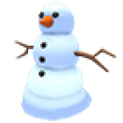 Placeable Snowperson - Roblox Adopt Me Trade | Traderie