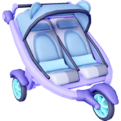 2 Seater Push Chair - Club Roblox Trade | Traderie