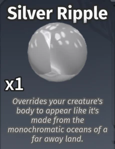 Silver Ripple Material - Roblox Creatures of Sonaria Trade | Traderie