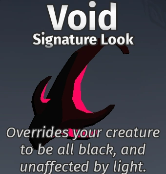 Signature Look: Void Palette Listing | Roblox Creatures of Sonaria ...