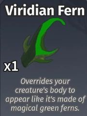 Signature Look: Viridian Fern - Roblox Creatures of Sonaria Trade ...