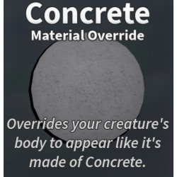 Material Override: Concrete | Roblox Creatures of Sonaria Wiki