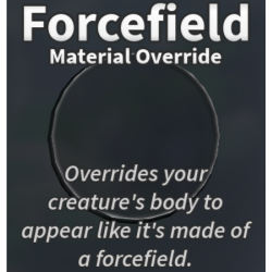 Material Override: Forcefield | Roblox Creatures of Sonaria Wiki