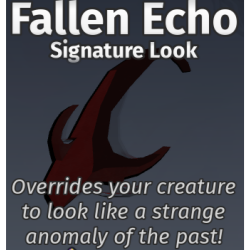 Signature Look: Fallen Echo Listing | Roblox Creatures of Sonaria Trade ...