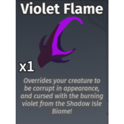 Signature Look: Violet Flame | Roblox Creatures of Sonaria Wiki