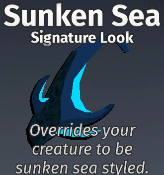 Signature Look: Sunken Sea Palette Listing | Roblox Creatures of ...