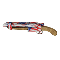 Patriot Double Barrel - Roblox Da Hood Trade | Traderie