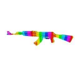 Rainbow AK47 - Roblox Da Hood Trade | Traderie