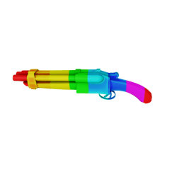Rainbow Double Barrel - Roblox Da Hood Trade | Traderie