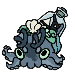 Ship In a Bottle Cthuwu / Cruthulu / Ctholos skin - Roblox Doodle World ...