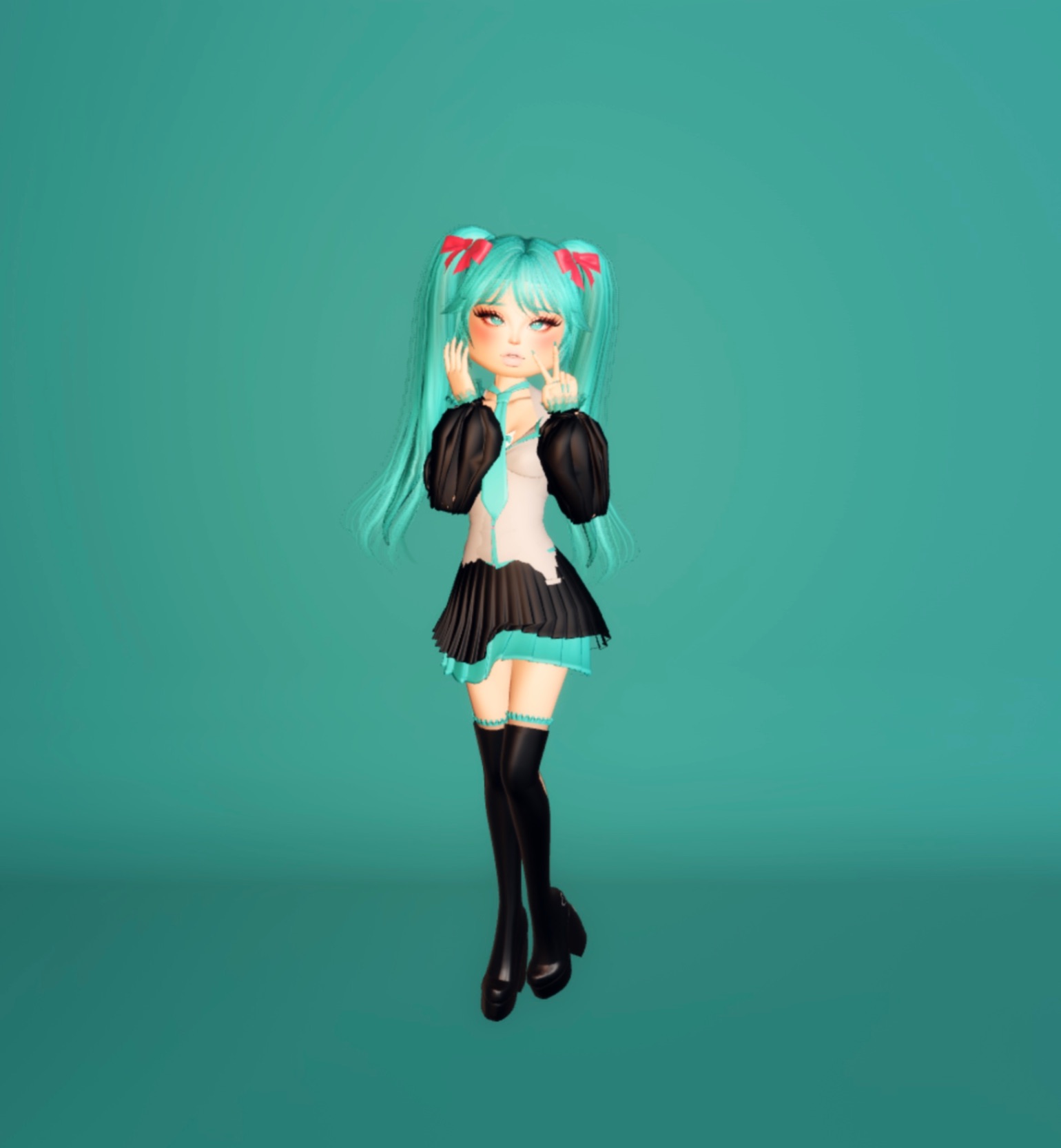 Hatsune Miku By Froggydti Dress To Impress Outfit 5340