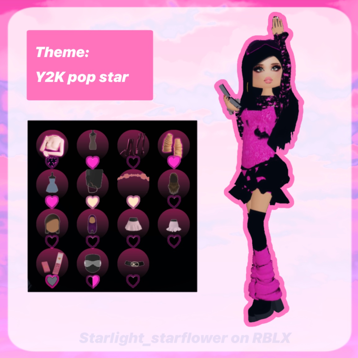 Cute pink star themed pop star outfit by StarlightKaizen | Dress to ...