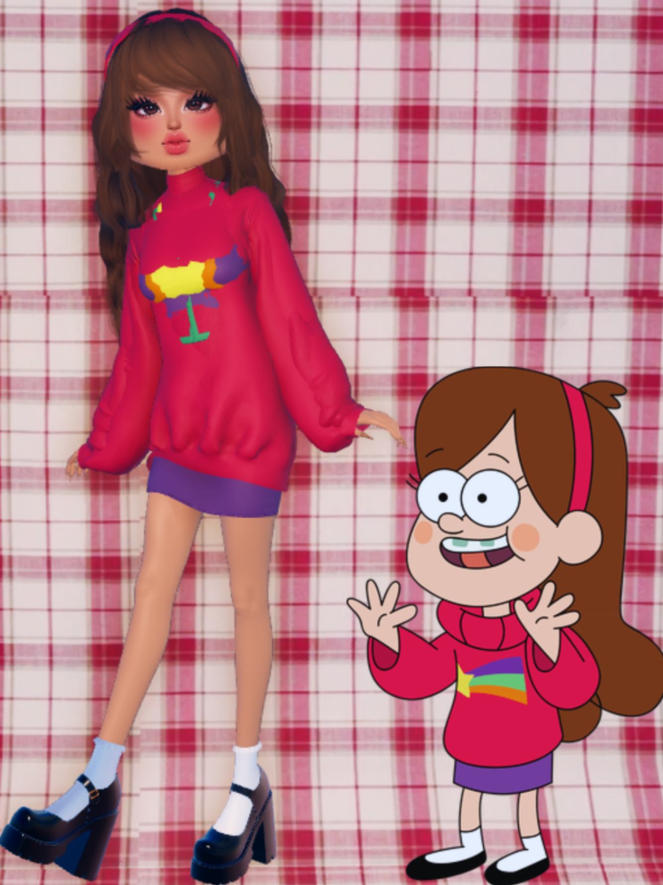 Mable from Gravity falls by callmehEmiko | Dress to Impress Outfit