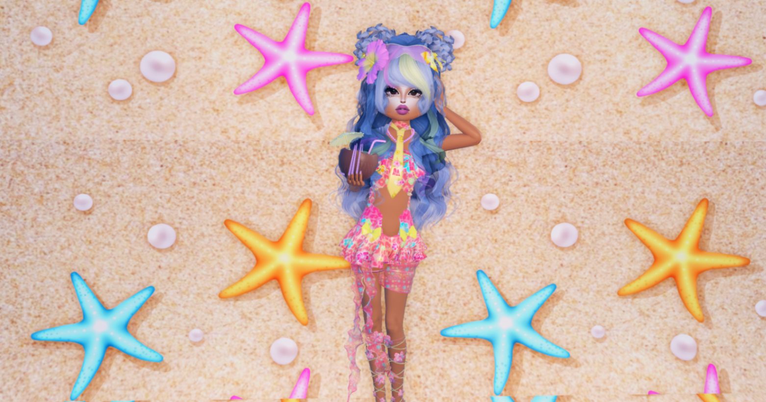 Gyaru Summer Fit by escapedbeijing | Dress to Impress Outfit