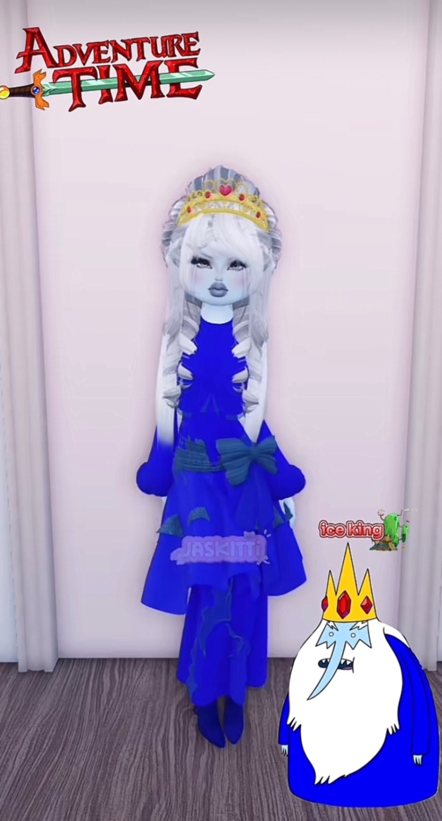 ꒰🧊꒱⇢ ice king (queen) by jaskitti | Dress to Impress Outfit