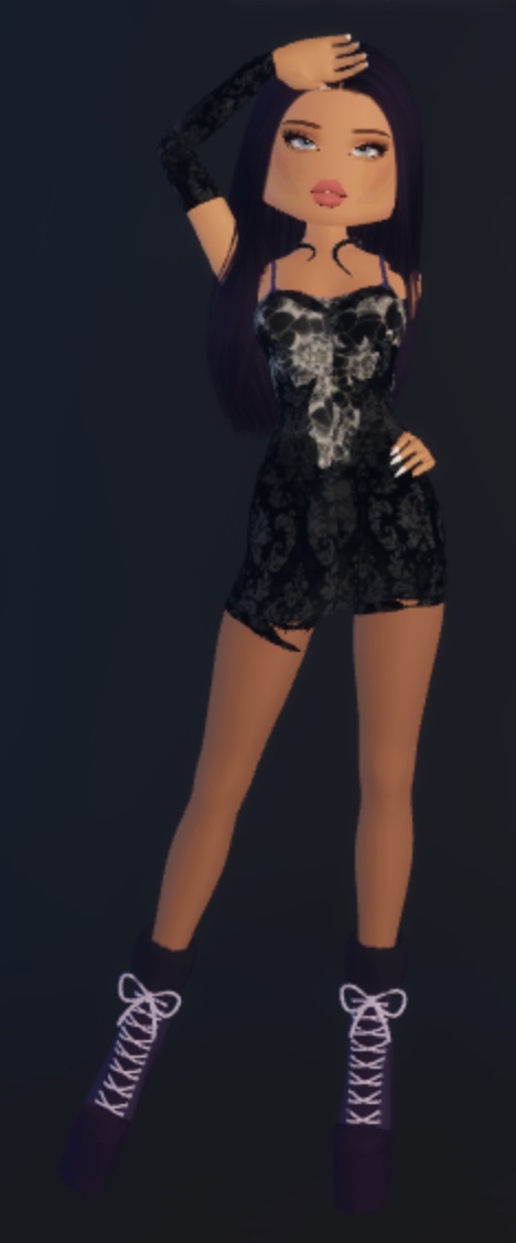 Simple clean goth by StarlightKaizen | Dress to Impress Outfit
