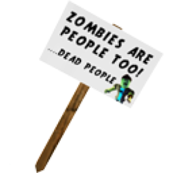 Zombie Protest Sign - Roblox Epic Minigames Trade | Traderie