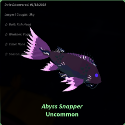 Abyss Snapper | Roblox Fisch Trade | Traderie