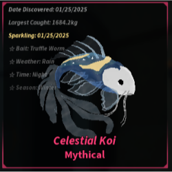 Celestial Koi - Roblox Fisch Trade | Traderie