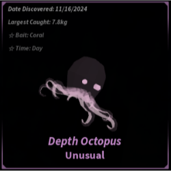 Depth Octopus - Roblox Fisch Trade | Traderie