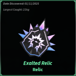 Exalted Relic - Roblox Fisch Trade | Traderie