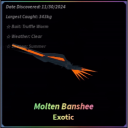 Molten Banshee - Roblox Fisch Trade | Traderie