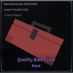 Quality Bait Crate - Roblox Fisch Trade | Traderie