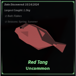 What is Red Tang worth? Red Tang Value and Recent Trades | Roblox Fisch