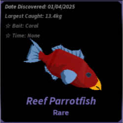 Reef Parrotfish - Roblox Fisch Trade | Traderie