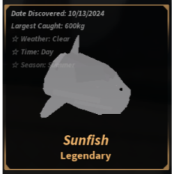 What is Sunfish worth? Sunfish Value and Recent Trades | Roblox Fisch