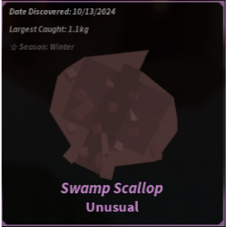 Swamp Scallop - Roblox Fisch Trade | Traderie