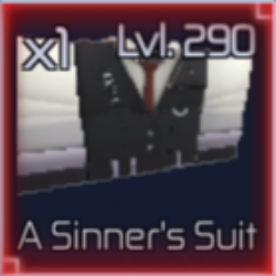 A Sinner's Suit Listing | Roblox Jujutsu Infinite Trade | Traderie