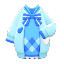 ribbons & hearts knit dress | Animal Crossing: New Horizons (ACNH ...