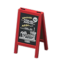 menu chalkboard | Animal Crossing: New Horizons (ACNH) (ACNH) Trade ...