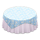 Large Covered Round Table | Trade Animal Crossing: New Horizons (ACNH ...