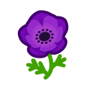 purple windflowers | Animal Crossing: New Horizons (ACNH) (ACNH) Wiki