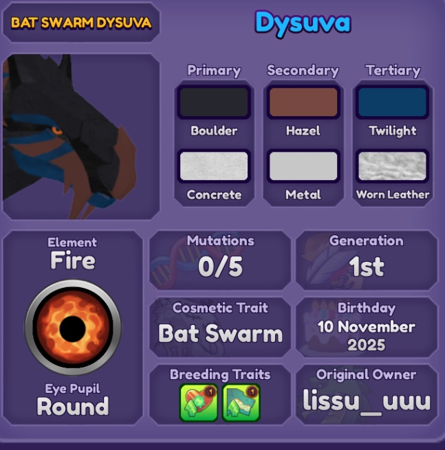 Dysuva - Roblox Dragon Adventures Trade | Traderie