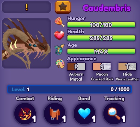 Caudembris - Roblox Dragon Adventures Trade | Traderie