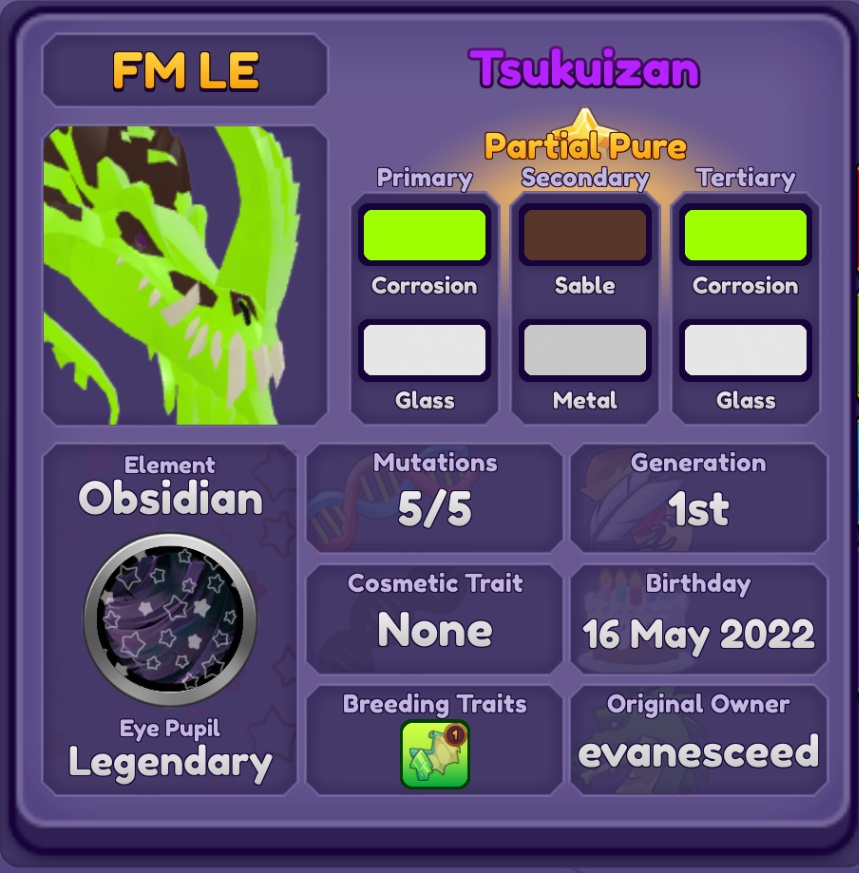 Tsukuizan - Roblox Dragon Adventures Trade | Traderie