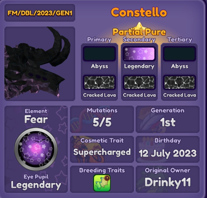 Constello - Roblox Dragon Adventures Trade | Traderie