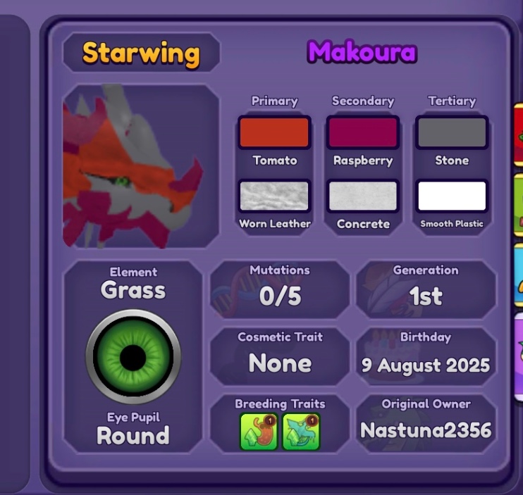 Makoura - Roblox Dragon Adventures Trade | Traderie