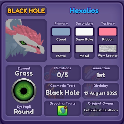 Hexalios - Roblox Dragon Adventures Trade | Traderie