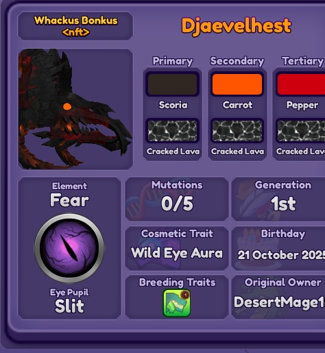 Djaevelhest - Roblox Dragon Adventures Trade | Traderie