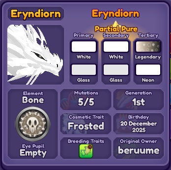 Eryndiorn - Roblox Dragon Adventures Trade | Traderie