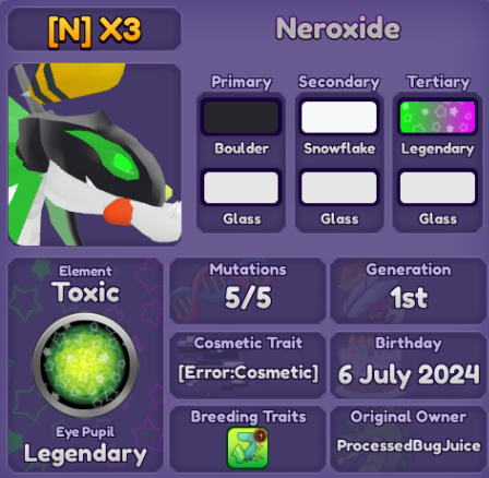 Neroxide - Roblox Dragon Adventures Trade | Traderie