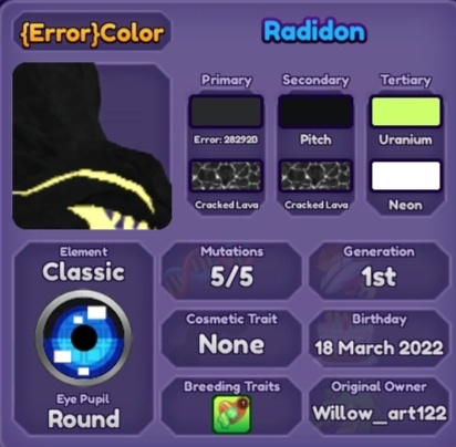 Radidon - Roblox Dragon Adventures Trade | Traderie