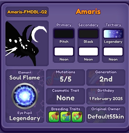Amaris - Roblox Dragon Adventures Trade | Traderie