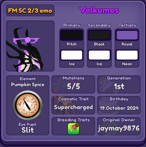 Volkumos - Roblox Dragon Adventures Trade | Traderie