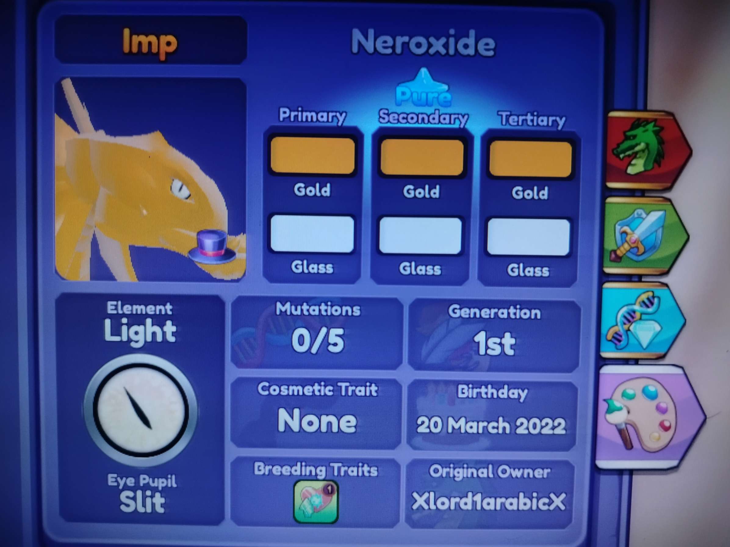 Neroxide - Roblox Dragon Adventures Trade | Traderie
