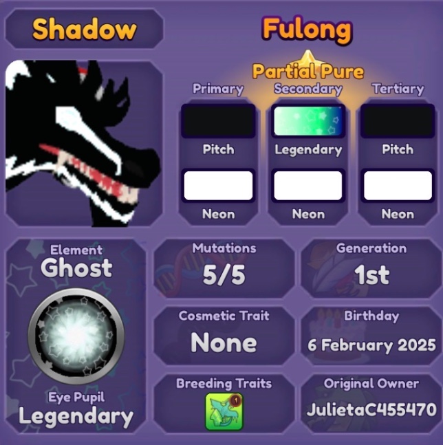 Fulong - Roblox Dragon Adventures Trade | Traderie